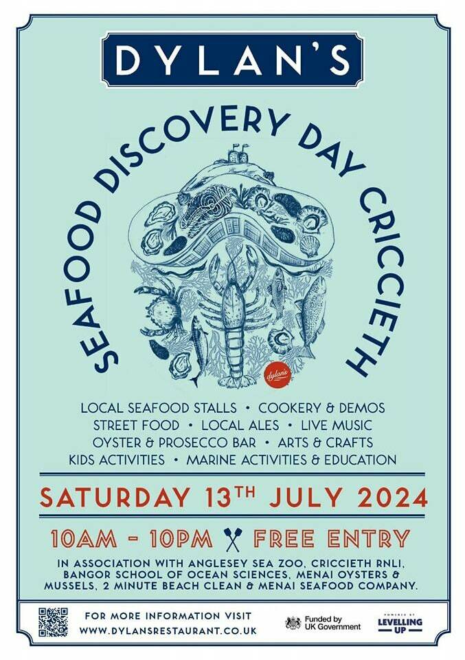 Dylan's Restaurant | Our Seafood Discovery Day is coming to Criccieth!