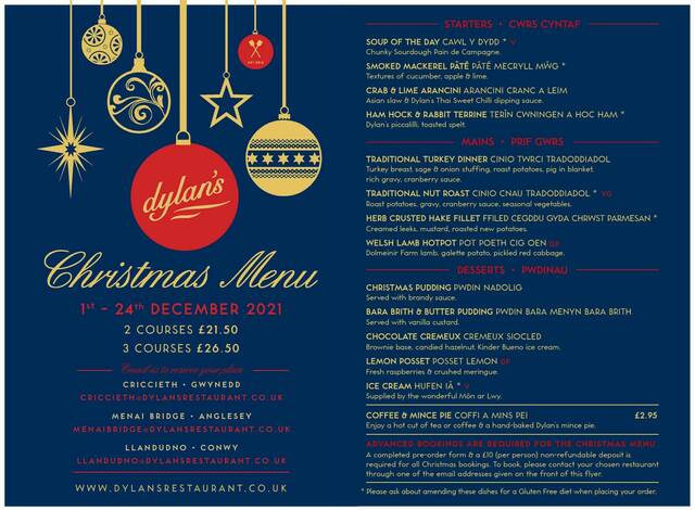 Dylan's Restaurant | CHRISTMAS 2021 AT DYLAN'S